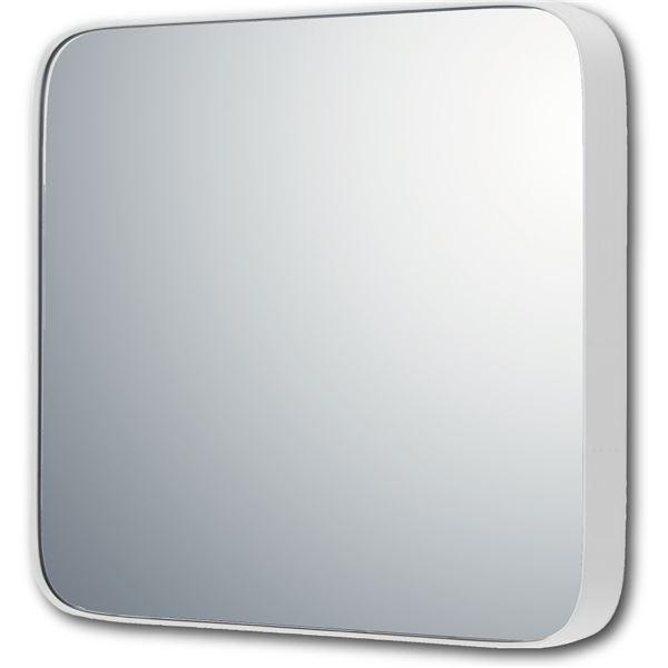 【商品名】 スリムラインミラー ラウンドコーナー（M）グロスホワイト 【ジャンル・特徴】 MIRROR/お部屋にアクセントをつける個性豊かなオリジナルミラーが多数。 [ SM-08041 ]