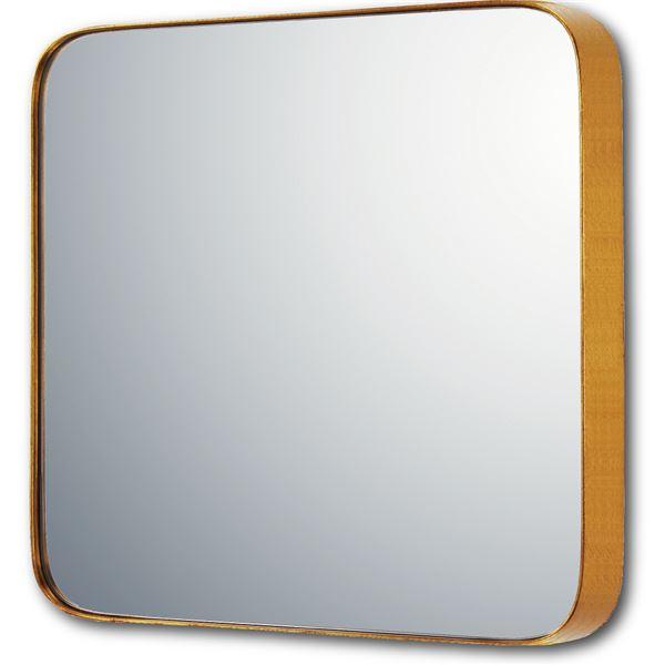 【商品名】 スリムラインミラー ラウンドコーナー（L）アンティークゴールド 【ジャンル・特徴】 MIRROR/お部屋にアクセントをつける個性豊かなオリジナルミラーが多数。 [ SM-10043 ]