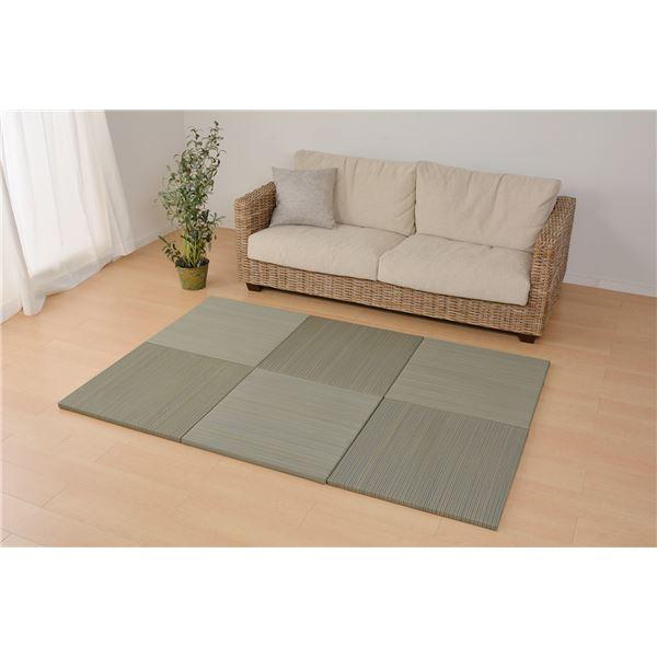 【商品名】 置き畳 ユニット畳 65×65×2.5cm ブルー い草100％ 抗カビ 消臭 防音 クッション性 軽量 紗彩 さや リビング 【ジャンル・特徴】 置き畳 ユニット畳 畳マット リビング ダイニング 子供部屋 子ども部屋 こども...