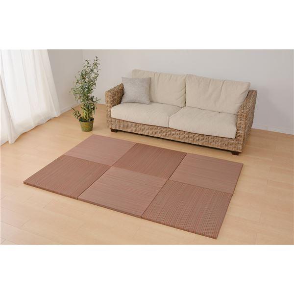 【商品名】 置き畳 ユニット畳 65×65×2.5cm レッド い草100％ 抗カビ 消臭 防音 クッション性 軽量 紗彩 さや リビング 【ジャンル・特徴】 置き畳 ユニット畳 畳マット リビング ダイニング 子供部屋 子ども部屋 こども...