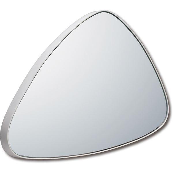 【商品名】 スリムラインミラー 「デュー （グロスホワイト）」  [ SM-09051 ]