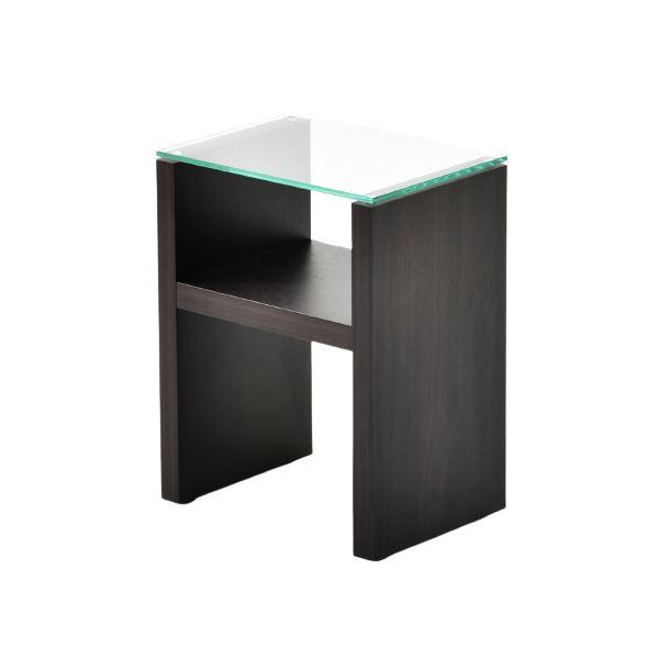 【商品名】 サイドテーブル ミニテーブル 約幅380mm ダークブラウン 強化ガラス ナイトテーブル 組立品 リビング ベッドルーム 寝室 【ジャンル・特徴】 サイドテーブル ミニテーブル カフェテーブル コーヒーテーブル コンパクトテーブ...