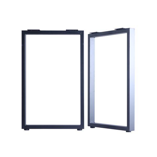 【商品名】 【脚のみ】 デスク用 テーブル枠脚2本セット ブラック 【ジャンル・特徴】 DIYでオリジナルテーブルを! [ TBK-D43 BK ]