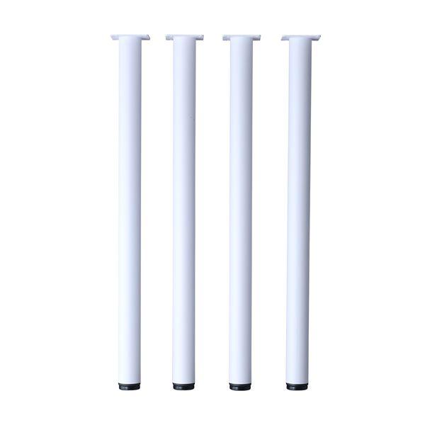 【商品名】 【脚のみ】 ダイニングテーブル用 テーブル丸脚4本セット 高さ79.5cm ホワイト 【ジャンル・特徴】 DIYでオリジナルテーブルを! [ TBK-C79 WH ]