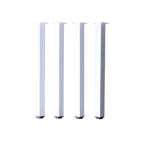 【商品名】 【脚のみ】 ダイニングテーブル用 テーブル角脚4本セット ホワイト 【ジャンル・特徴】 DIYでオリジナルテーブルを! [ TBK-S69 WH ]