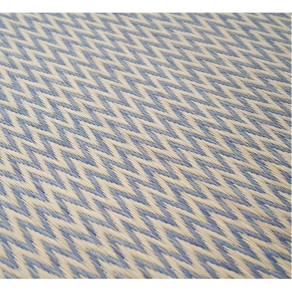 【商品名】 『置き畳 ピーア 二方縁』ブルー 約70×70cm 1枚 単品