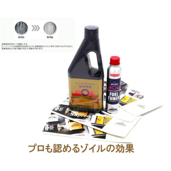 スーパーゾイル ４サイクル 450ml ＆スーパーゾイル　フュエルチューナー８０ｍｌ（ガソリン用）※PAPA　CORPORATIONの正規商品です。※４サイクルエンジン対応になります。※商品は新品未使用品、ラミネートパックされた商品です。