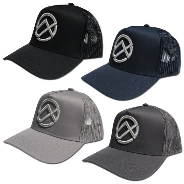 ALPHA'S オリジナルメッシュキャップ 2024フロントにALPHAアイコンロゴをシルバー厚盛刺繍に。カラー：ブラック/シルバー・ ネイビー/シルバー・グレー/シルバー・チャコール/シルバーサイズ：フリー（SNAPBACK）調整可■画像...