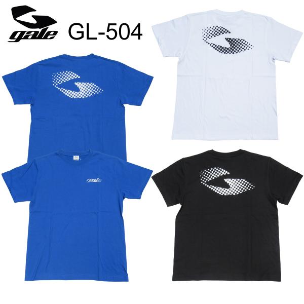 GALE ゲール 5.6oz クラシックTee （GL-504） 2025モデルGALE定番のベゾマークをトレンドのドット柄で表現。BODYはしっかりとした5.6oz仕様！生地：綿１００％　カラー：R/BLU（ロイヤルブルー）・WHT（ホワ...