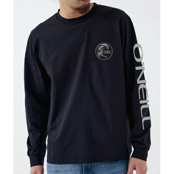 O'NEILL オニール フィフティ トゥー サーフ長袖TEE (FIFTY TWO SURF T L/S) 水陸両用吸水速乾に優れ、紫外線遮蔽率は90％以上。日焼けや擦れから肌を守るサーフT。生地：ポリエステル100%カラー：BLK（ブラ...