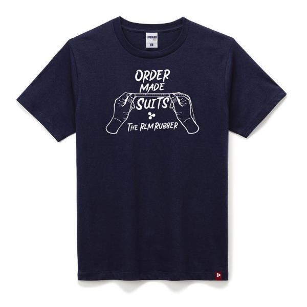 rlm アールエルエム 2020SUMMER オーガニックコットンクルーネックTシャツ 【ORDER MADE】柔らかく気持ちのいいフィット感の5,3ozＴシャツです。フロントにオーダーメイドウエットスーツを表すプリントです。ボディカラー/...