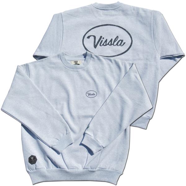 VISSLA(ヴィスラ)15.0オンス オープンエンド マグナムウェイト クルースウェット （裏起毛）（M631STNJ）15.0ozの極厚生地は、保温性抜群の裏起毛仕様。寒さ際立つ真冬の心強い味方に。生地の表糸にはオープンエンド糸を使用し...