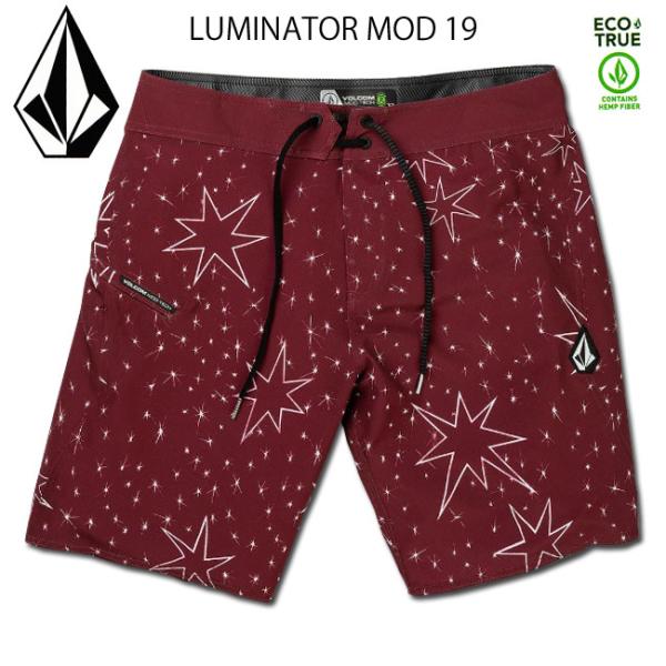 VOLCOM ボルコムボードショーツ LUMINATOR MOD 19" 2020SPモデル/サーフトランクス/ボルコムジャパン正規品ペットボトルからリサイクルされた糸を使用して作られた生地素材は水による身体への吸着を抑えるコーティングが施...