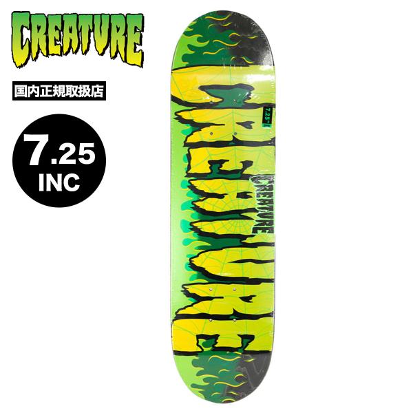 【国内正規取扱店】CREATURE/(クリエーチャー)LTD FIRE WEB DECK7.25inc【11116942-142650】ダレン・ナヴァレット率いるCreature Skateboards。サザンカリフォルニアでは厚く支持され...