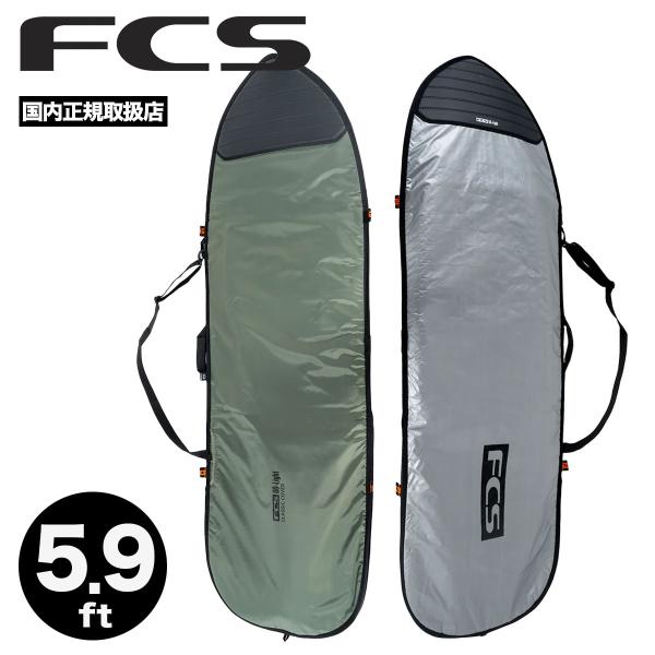 【国内正規取扱店】FCS｜エフシーエスClassic Cover Fish 5.9 ft【BCL-059-FI-ALP】5mmパディング、防水420Dリップストップ素材の外皮、リバースコイルナイロンジッパー、ノーズの衝撃保護を備えた、新しく...
