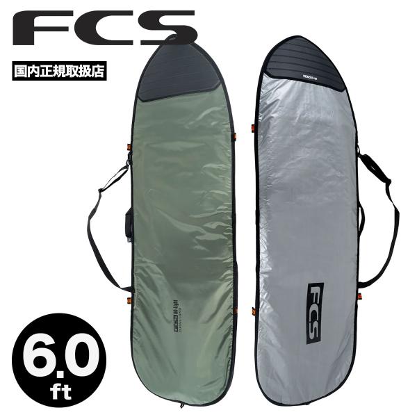 【国内正規取扱店】FCS｜エフシーエスClassic Cover Fish 6.0 ft【BCL-060-FI-ALP】5mmパディング、防水420Dリップストップ素材の外皮、リバースコイルナイロンジッパー、ノーズの衝撃保護を備えた、新しく...