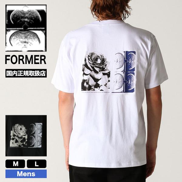 【国内正規取扱店】FORMER|フォーマーROSE CRUX T-SHIRTメンズ 半袖シャツ【FTE-24212】プレミアム 200GSM ジャージー コットンで作られ、ゆったりとした快適なフィット感を実現する当社の標準 FORMER T...