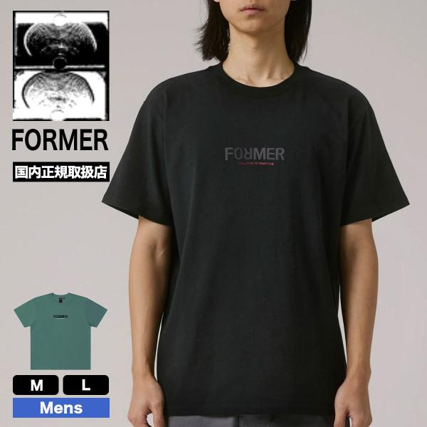 【国内正規取扱店】FORMER|フォーマーLEGACY REACTION T-SHIRTメンズ 半袖シャツ【FTE-24401】リラックスした快適なフィット感を実現する、当社の標準 FORMER T シャツ ブロックのプレミアム 200GS...