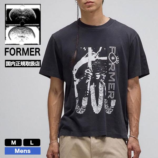 【国内正規取扱店】FORMER|フォーマーSACRIFICE SHRUNKEN T【FTE-26114】プレミアムな200GSMジャージーコットンを使用し、ややクロップド丈のFORMERシュランケンTシャツフィットでお届けします。オーバーダ...