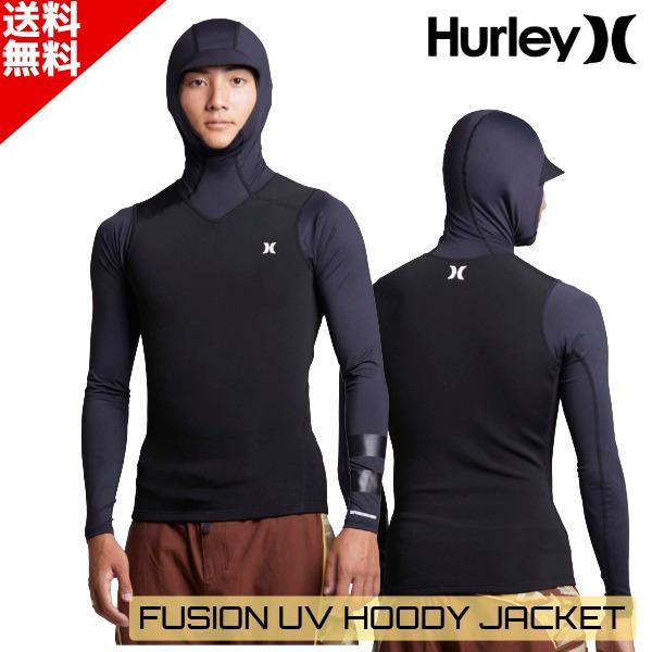 HURLEYのUVラッシュタッパー「FUSION UV HOODY JACKET」。サーフィンやビーチ、プールなど水辺での使用に最適なフード付きラッシュタッパー。紫外線から肌を守るUVカット機能を備え、強い日差しの中でも快適に過ごせます。ボ...