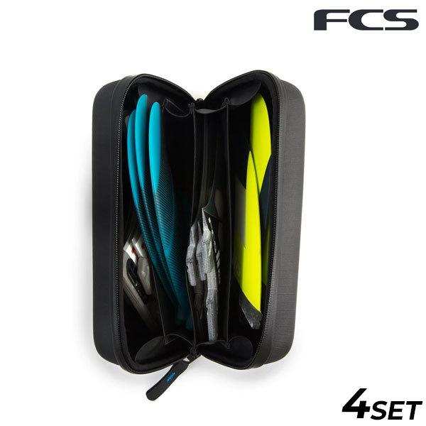 【FCS2】エフシーエスのアクセサリー。使いやすさと耐久性にフォーカスしたFCSのフィンケース。・防水性と耐摩耗性に優れた耐久性が強いかつ軽量な構造。・4セットのフィンを収納可能。　（クワッド、トライクワッドは2セットまで）・フィンキー、ワ...