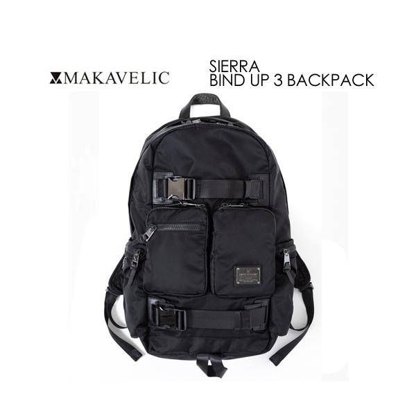 SIERRAシリーズ最大のヒット商品であるBIND UP BACKPACKをMAKAVELICの持ち味である無骨さを活かして再構築。モードとストリートを融合させた唯一無二のバックパックです。