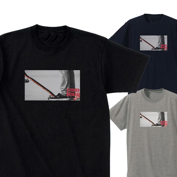 メール便 送料無料!!SURFING WORLD/サーフィンワールドオリジナル プリントＴシャツ【BRIGADE】フロントプリント S/S TEE 半袖Ｔシャツカラー・BLACK・NAVY・GREY素材　100％コットン(ヘビーウェイト)（...