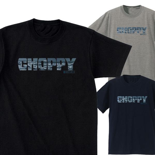メール便 送料無料!!SURFING WORLD/サーフィンワールドオリジナル プリントＴシャツ【CHOPPY】フロントプリント S/S TEE 半袖Ｔシャツカラー・BLACK・NAVY・GREY素材　100％コットン(ヘビーウェイト)（グ...