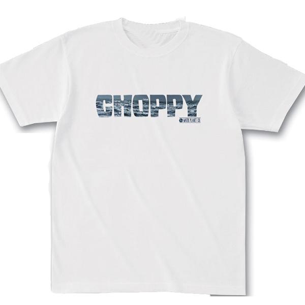 メール便 送料無料!!SURFING WORLD/サーフィンワールドオリジナル プリントＴシャツ【CHOPPY】フロントプリント S/S WHITE TEE 半袖Ｔシャツカラー・WHITE素材　100％コットン(ヘビーウェイト)（グレー生地...
