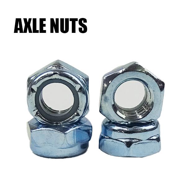 SURFING WORLD ORIGINALサーフィンワールド オリジナル【 AXLE NUTS/アクセルナット】メタリックライトブルー4個（トラック2個分/スケートボード1台分）アクセルナットはトラックにウィールを取り付けるために必要なパ...