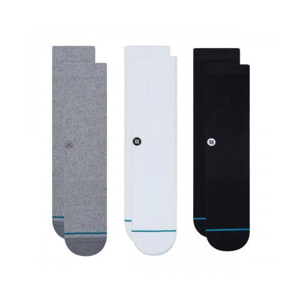 STANCE ICON 3PACK【UNISEX】COLOR：MULTISIZE：S 21.0-24.5cm / L 25.5-29.0cm洗濯機で洗濯できます。漂白やアイロンはお避けください。長くご使用いただくために、乾燥機の使用はお控え...