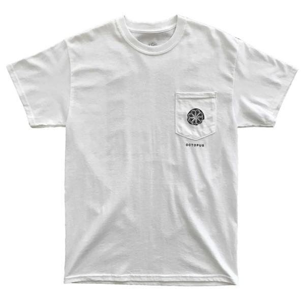 OCTOPUS FRONT DECK POCKET S/S T-SHIRTカラー：WHITE商品実寸サイズ（単位 : cm）サイズ:身幅/着丈M：50/71-73L：54/75※平置きの状態で採寸しております。個体差がございますのでおおよそ...