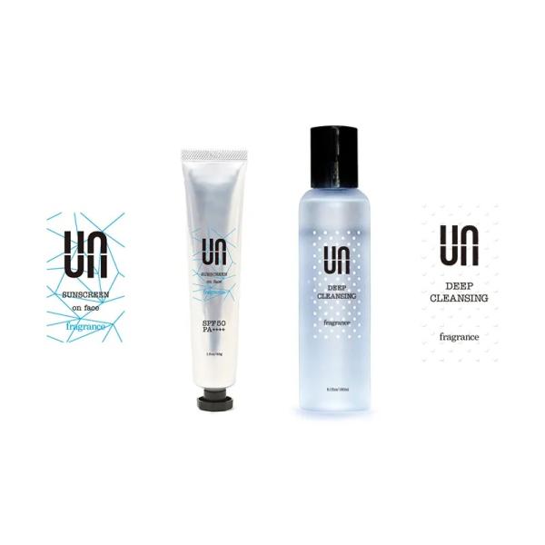 UN SUNSCREEN AND DEEP CLEANSING セットUN 日焼け止めクリームとクレンジングのお得なセットです【UN SUNSCREEN】SPF50 PA++++1.5oz/45gカラー：ホワイト【UN DEEP CLEAN...