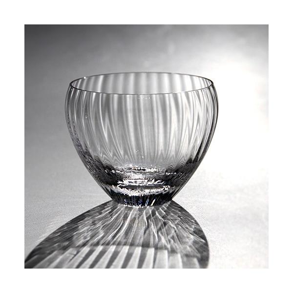 サイズ：95X75H／200ml　グラスとしても小鉢としても使える形です。ロックやカフェオレボウル、前菜やデザートなど様々なシーンでどうぞ。それになんと言っても、光りが入ると美しい模様が楽しめます。