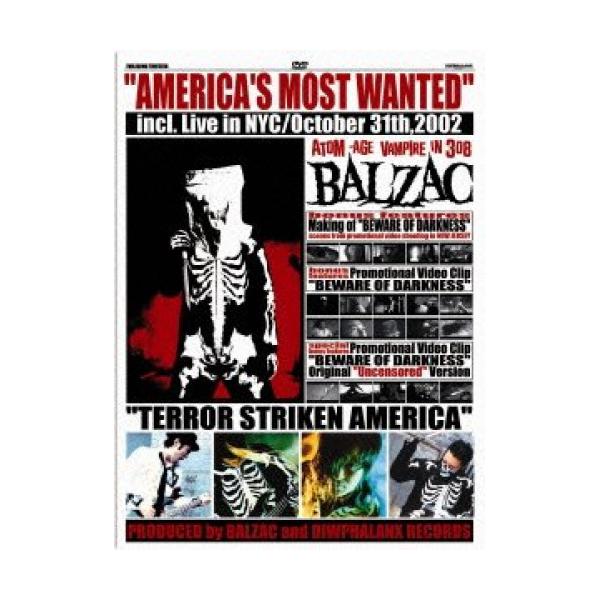 【発売日：2003年05月02日】AMERICA'S MOST WANTEDBALZAC (バルザック ばるざっく)2003年05月02日 発売