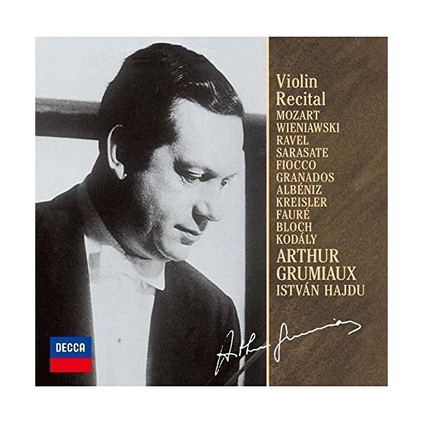 【発売日：2025年09月03日】アルテュール・グリュミオー (グリュミオー アルテュール ぐりゅみおー あるてゅーる)2025年9月3日 発売アルテュール・グリュミオーが初めて録音した小品集。ハンガリー人ピアニスト、イシュトヴァン・ハイデ...