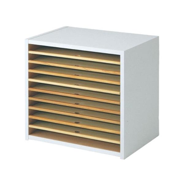 画用紙を10段に区分して収納できます。定価 : 52250円商品番号 : 105056乳幼児/収納