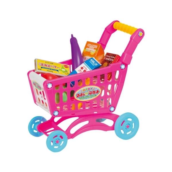 なにを買おうか迷ってしまうほどたくさんのお買い物アイテムが揃っています。たくさんカートに入れてみましょう。カートのタイヤは本物みたいにコロコロ転がります。押してあそんでみましょう。発売日 : 2017年05月01日定価 : 1650円JAN...