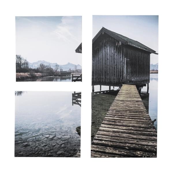 カラー：設定なしサイズ：W31×D2×H66(1枚) W31×D2×H31(2枚)スペック：天然木 キャンバス原産地：中国