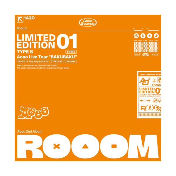【発売日：2026年06月03日】Aooo (アウー あうー)2026年6月3日 発売Aooo、待望の2nd Album『Rooom』リリース。2025年に発表された「魔法はスパイス」「Yankeee」「Geeek」「CRAZZZY」「スタ...
