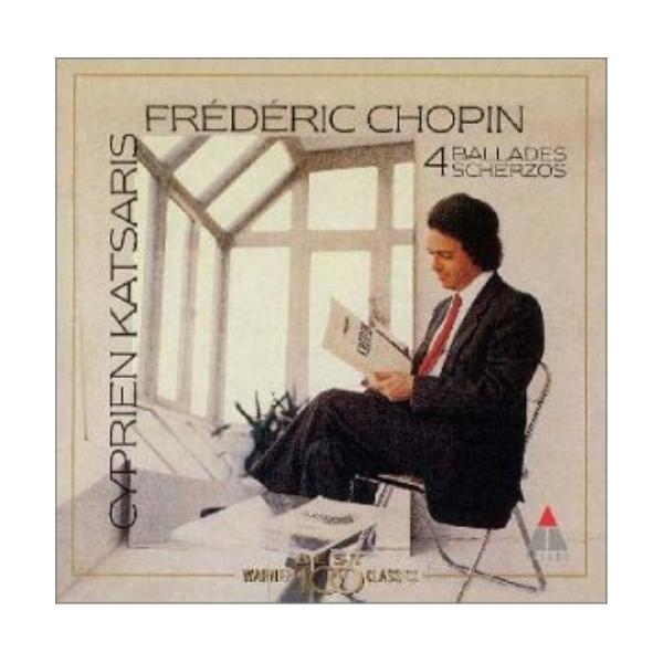 【発売日：2000年06月21日】ショパン (しょぱん)2000年6月21日 発売クラシックBEST100シリーズ。ピアニスト、シプリアン・カツァリスのショパン作品を収録した1984年録音盤。CD:11.バラード第1番ト短調op.232.バ...