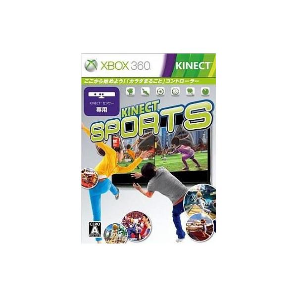 商品名：中古XBOX360ソフト Kinect SportsYQC-00007※ジャケットのデザインが複数ございます都合上、お手元に届く商品が画像と異なる場合がございます。内容は同等の物ですので、予めご了承下さい。サッカー、ビーチバレー、ボ...