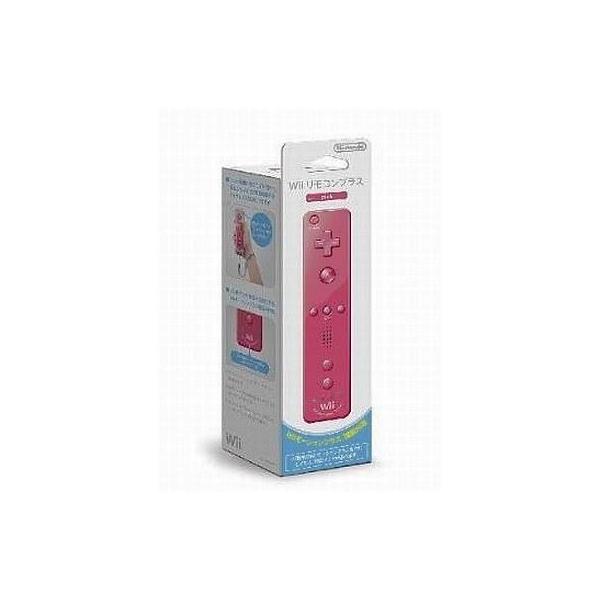 商品名：中古Wiiハード Wiiリモコンプラス(ピンク)used0130_game中古注意事項：※周辺機器の為、中古商品の場合箱説無しの状態でのお届けになる場合が御座います。予めご了承下さい。