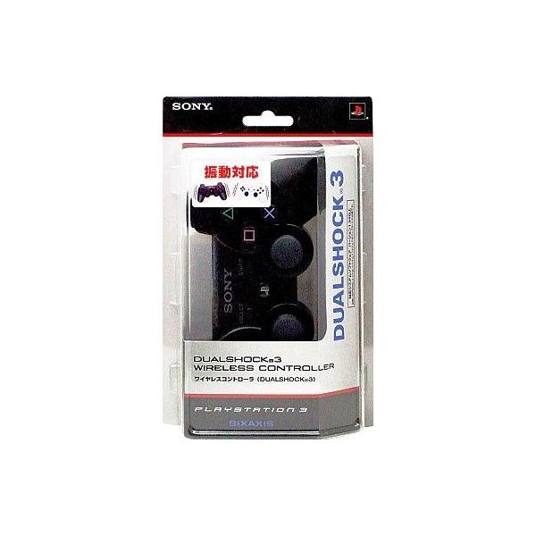 商品名：中古PS3ハード ワイヤレスコントローラDUALSHOCK3 ブラックCECHZC2J※ブリスターパッケージの為、中古商品の場合本体のみの状態でのお届けになる場合が御座います。予めご了承下さい。used0130_game