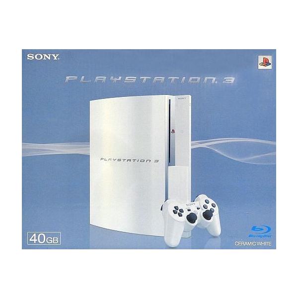 商品名：中古PS3ハード プレイステーション3本体 セラミック・ホワイト(HDD 40GB)CECHH00CWused0130_game