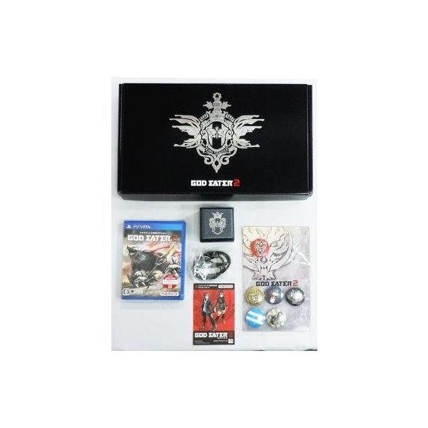 商品名：中古PSVITAソフト GOD EATER 2 LaLaBitMarket 特装版 ブラッド適合者セット (女性向け11号)【商品セット内容】1.Playstation(R) Vita用ソフト 「GOD EATER 2」2.ゴッドイ...