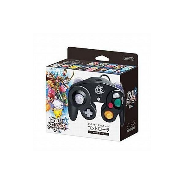 商品名：中古WiiUハード ニンテンドーゲームキューブコントローラ スマブラブラックDOL-A-CKBused0130_game中古注意事項：※周辺機器の為、中古商品の場合本体のみの状態でのお届けになる場合が御座います。予めご了承下さい。