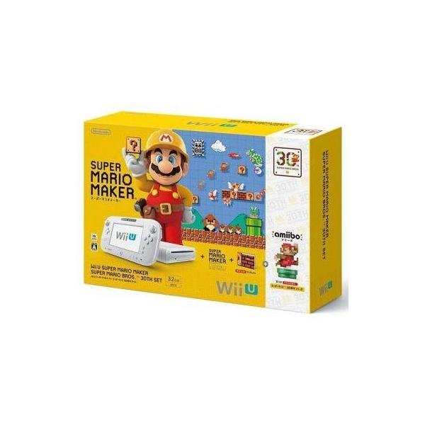 商品名：中古WiiUハード WiiU本体 スーパーマリオメーカー スーパーマリオ30周年セットWUP-S-WAGZ※中古商品の場合、ダウンロード版「スーパーマリオメーカー」は付属致しません。予めご了承の上、お買い求めください。※amiibo...