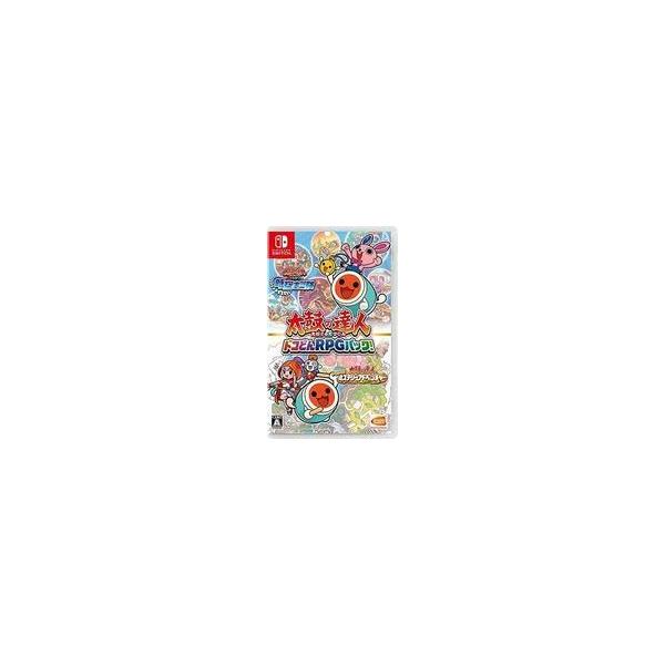 商品名：中古ニンテンドースイッチソフト 太鼓の達人 ドコどんRPGパック!HAC-P-AYS5Aニンテンドー３DSで発売された「どんとかつの時空大冒険」、「ドコドン！ミステリーアドベンチャー」の2タイトルが、１本のソフトになって登場！それぞ...
