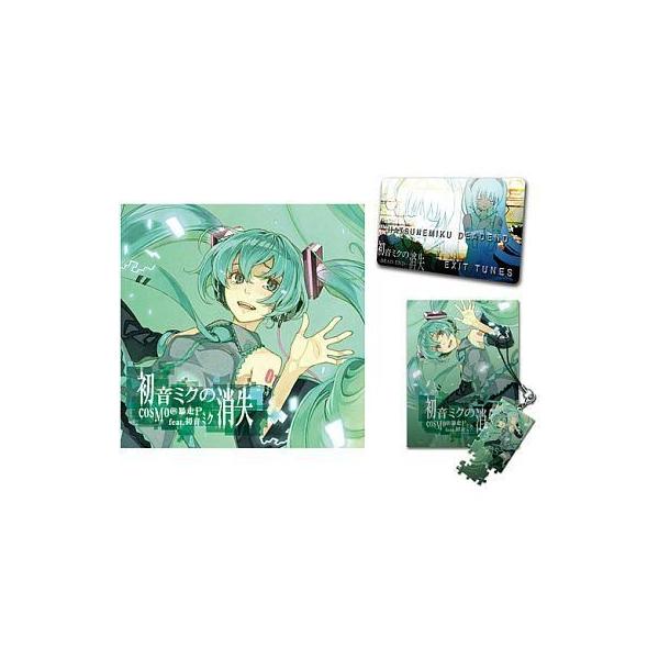 商品名：中古アニメ系CD cosMo＠暴走P feat.初音ミク/初音ミクの消失 [初回仕様]QWCE-10027■cosMo＠暴走Pが描く!「初音ミクの消失」クレジットカード型フェイクカードを封入!!(プラチナカード仕様)■左 が描く!数...
